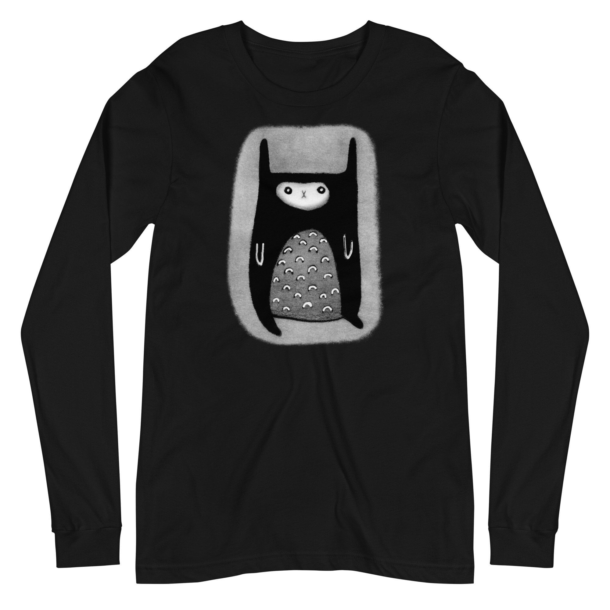 Rabbit Monster Shirt Folk Art Birthday Weirdcore Gifts Creepy Cute ...