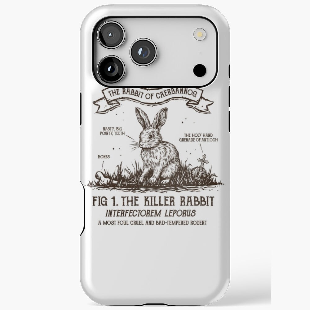 Rabbit Of Caerbannog Monty Python Holy Grail Killer iPhone Case 17 ...