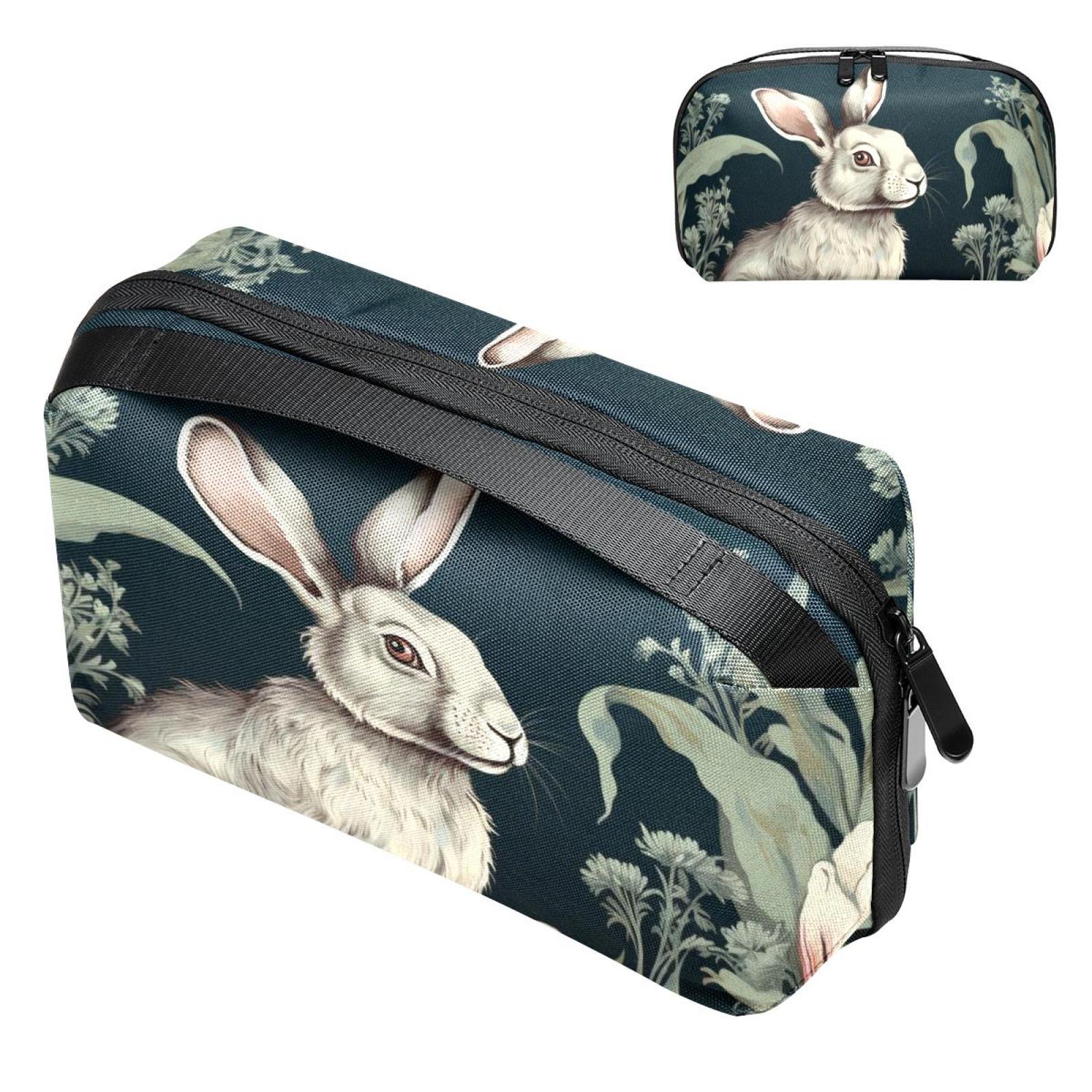 Rabbit Oxford Cloth Waterproof USB Pouch with Hard Drive Cases, Hard ...