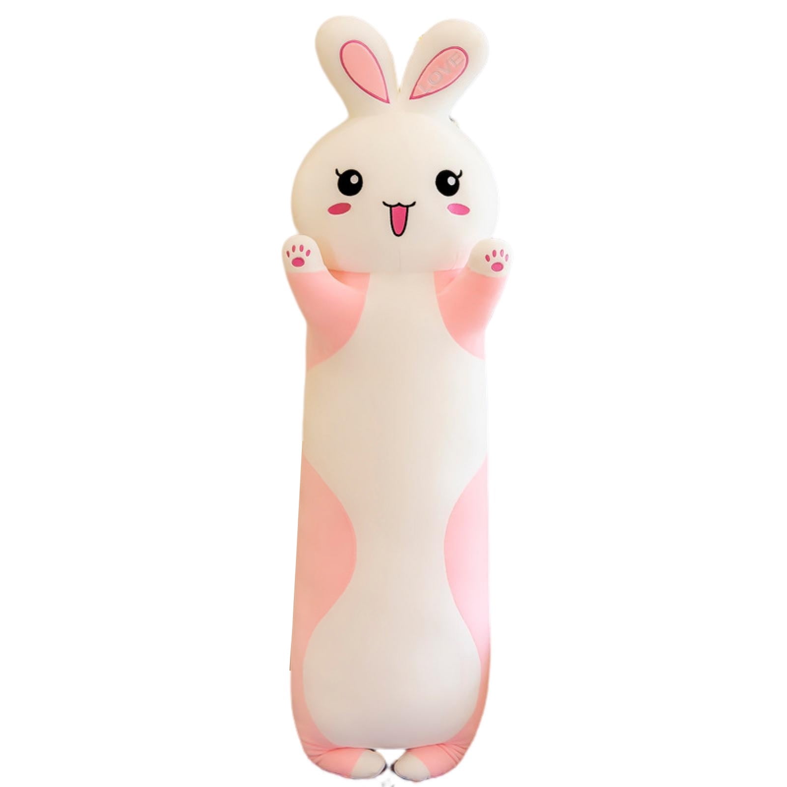 Rabbit Plush Pillow - Super Soft Down Cotton - Fully Stuffed Animal ...