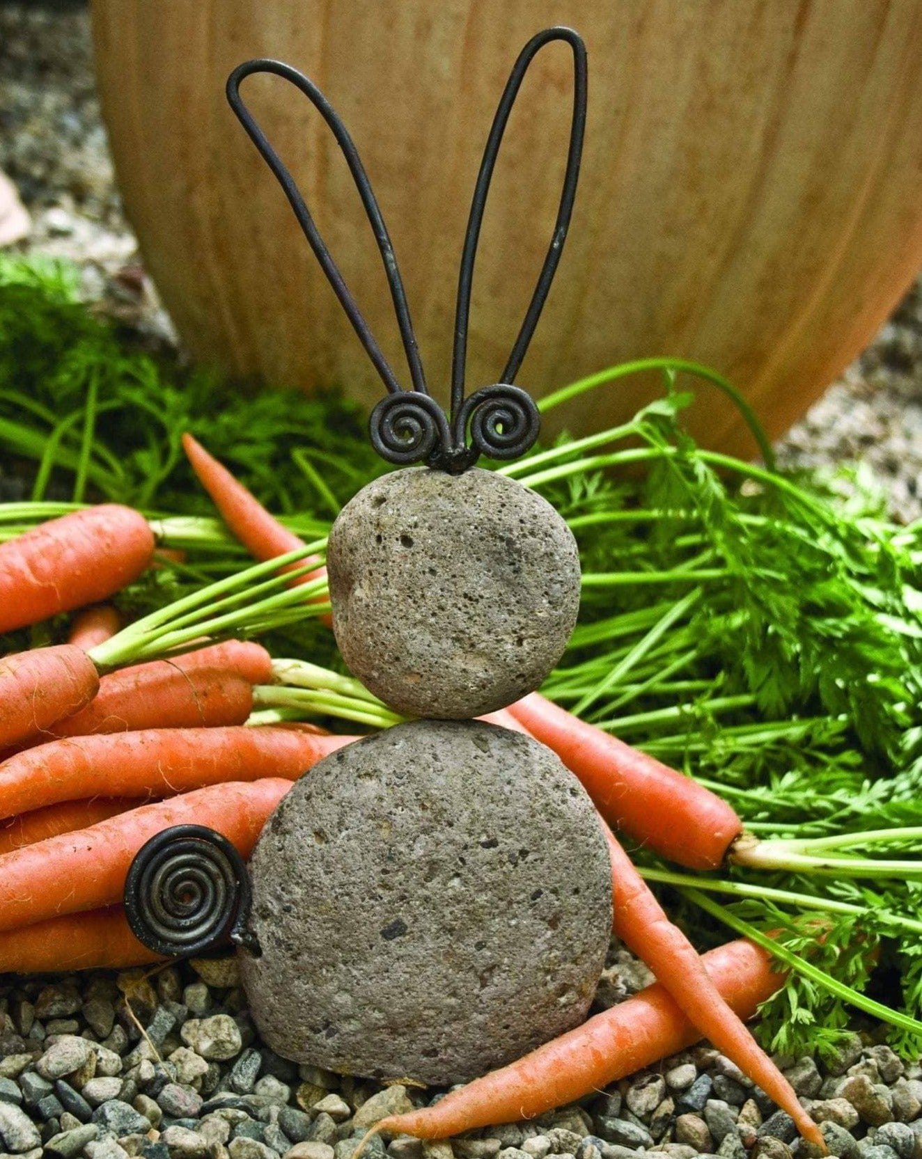 Rabbit River Stone Garden Statue - Walmart.com
