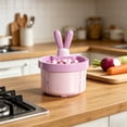Rabbit'S Ears Kitchen Sink Strainer,Upgrade Press Automatic Dumping ...