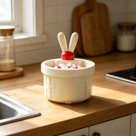 Rabbit'S Ears Kitchen Sink Strainer,Upgrade Press Automatic Dumping ...