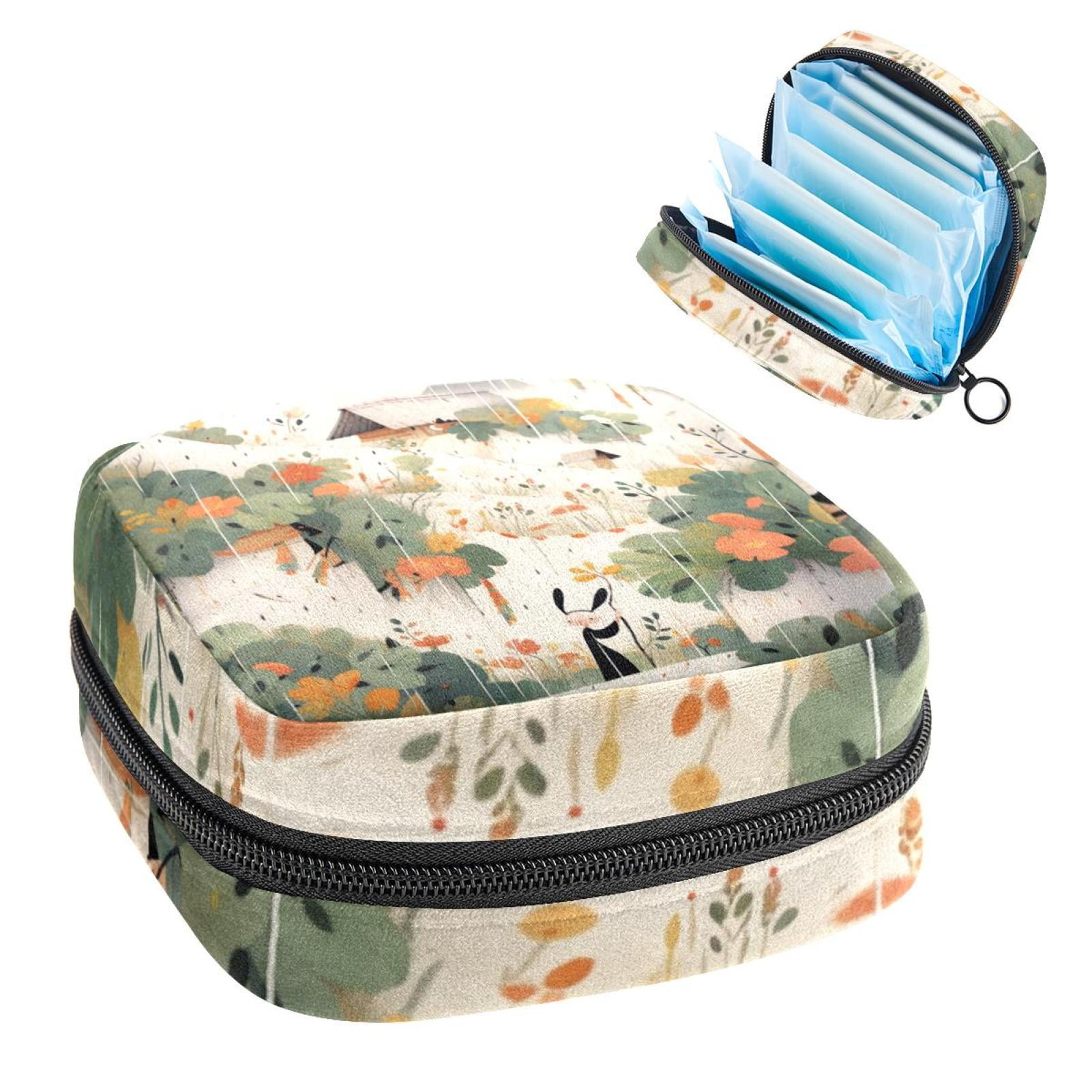 Rabbit Sanitary Napkin Pouch Period Bag Small Travel Bag for Men Cute ...