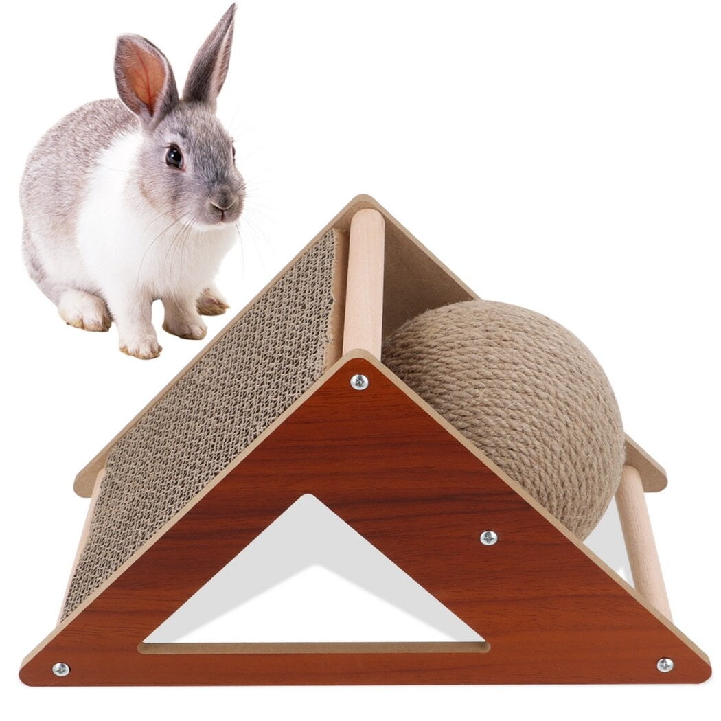 Rabbit Scratch Toy, Interactive Bunny Scratch Toy, 2-In-1 Rabbit ...