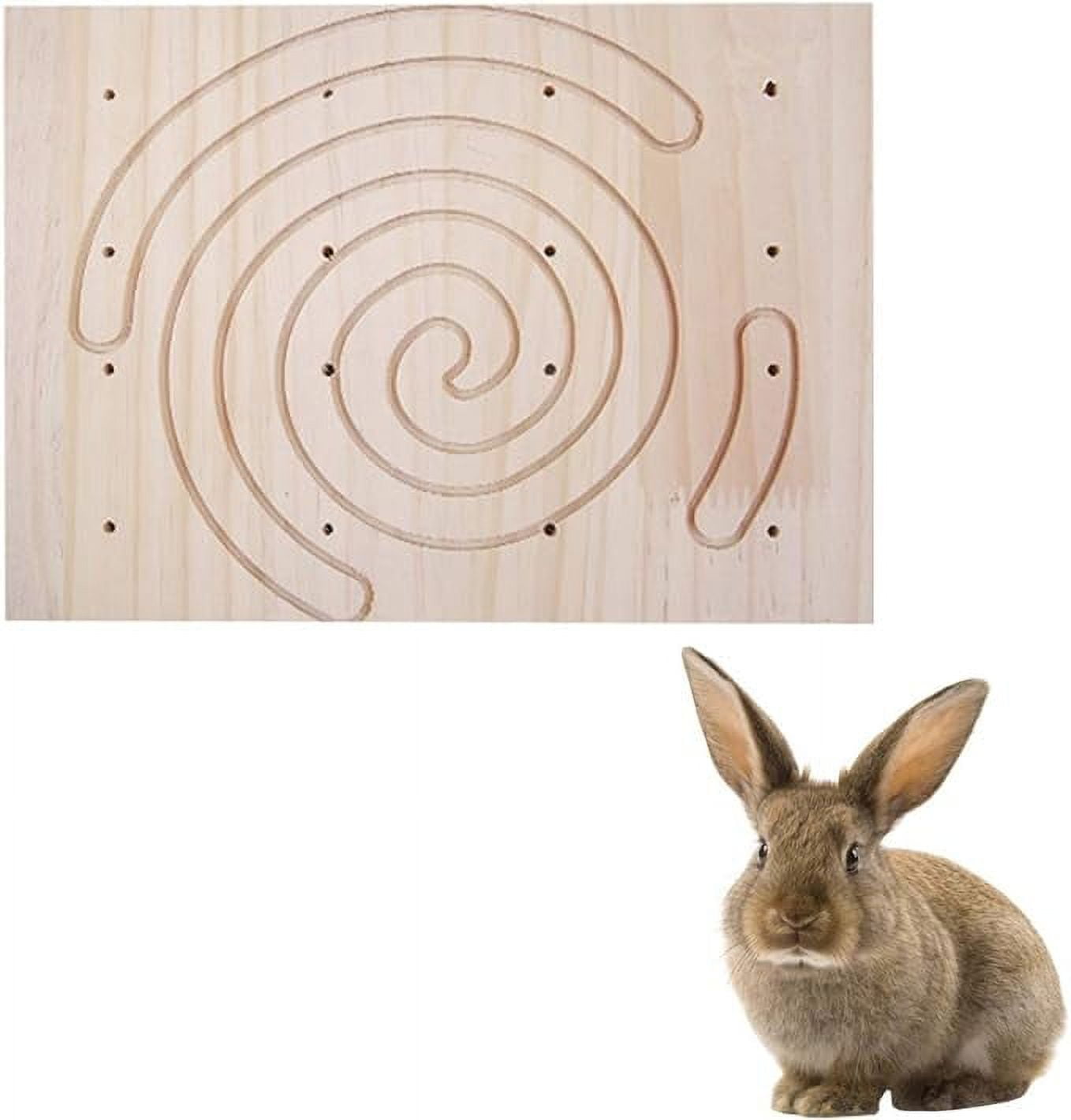 Rabbit Scratching Pad Wooden Scratch Pad Bunny Feet Pad for Rabbit ...