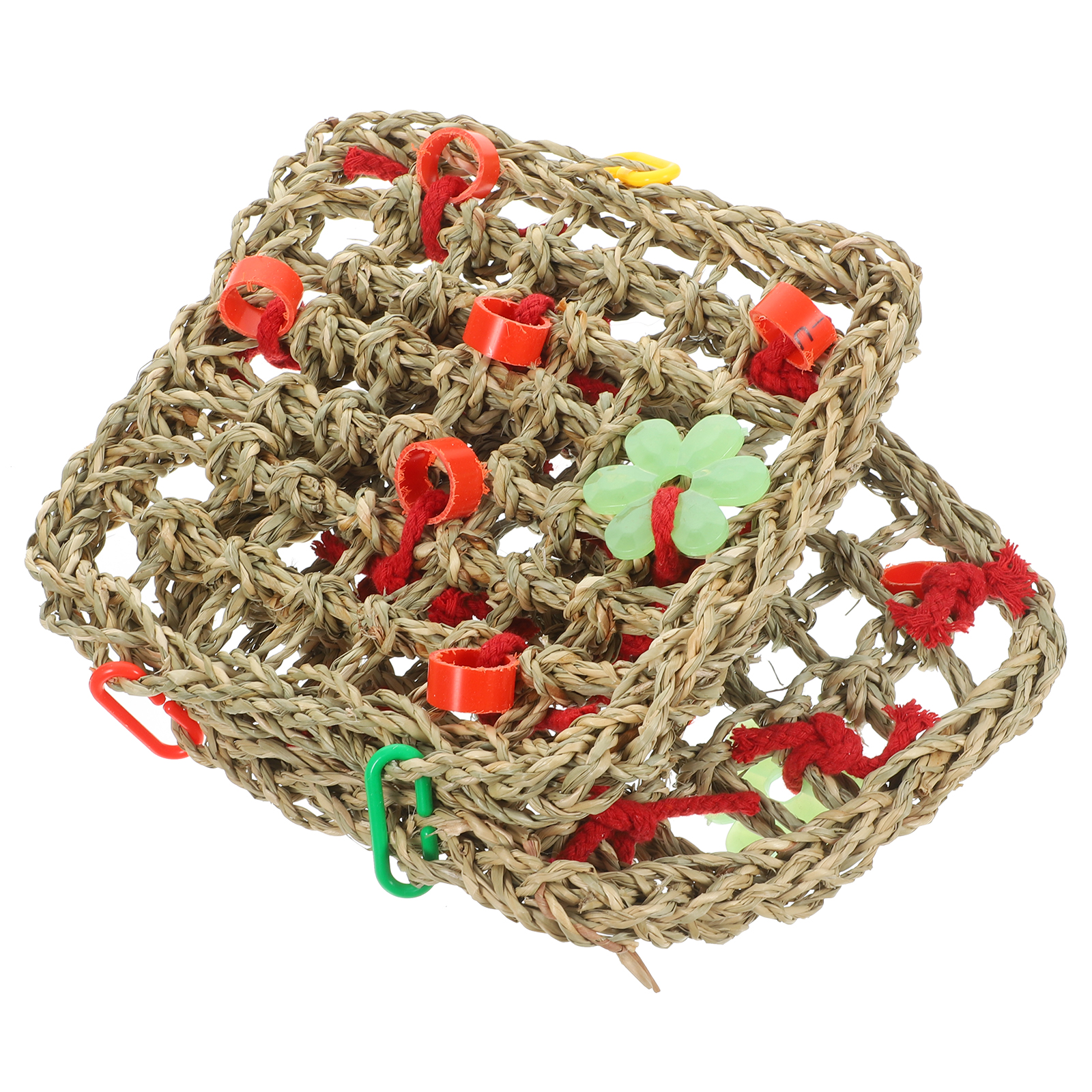 Rabbit Sea Straw Mattress Guinea Pig Toys Pet Hanging Toy Hamster Swing ...