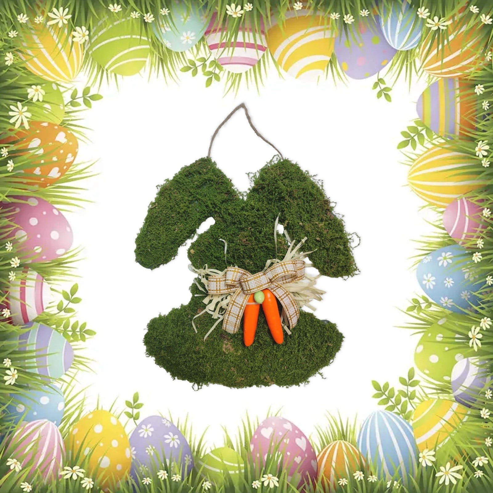 Rabbit- Shape Plants Artificial Bunny Tree Easter Decor, 28inch ...