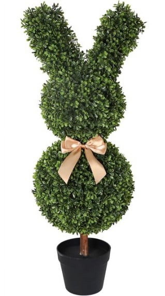 Rabbit- Shape Plants, Artificial Green Plants, Artificial Bunny-Shaped ...
