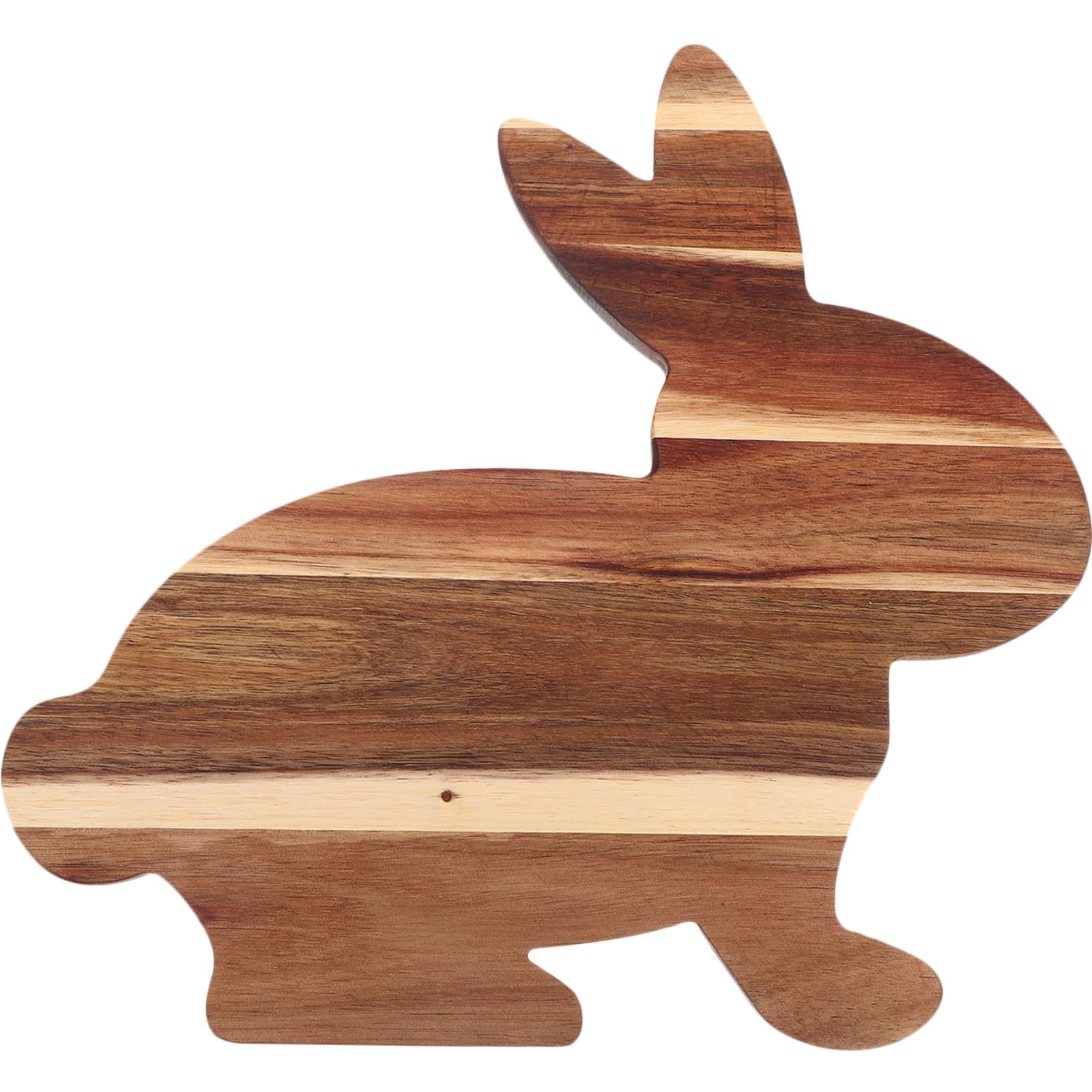 Rabbit Shaped Charcuterie Board Wood Bunny Cutting Board Wooden Cooked ...