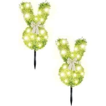 Rabbit- Shape Plants Rabbit Shaped Topiary Trees – Set of 2 – 3ft High ...