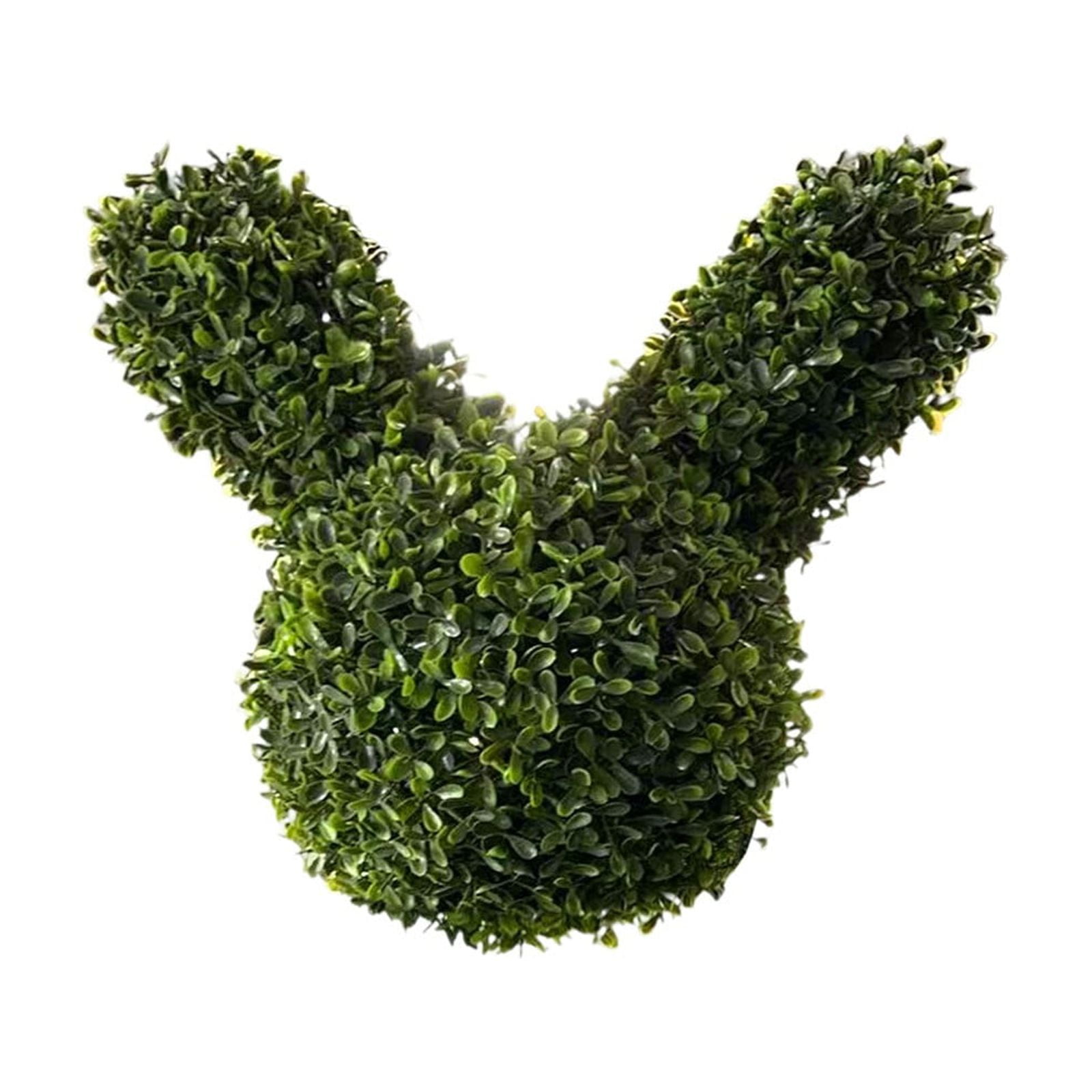 Rabbit Shaped Topiary Trees Artificial Boxwood Swaying Ears – UV ...