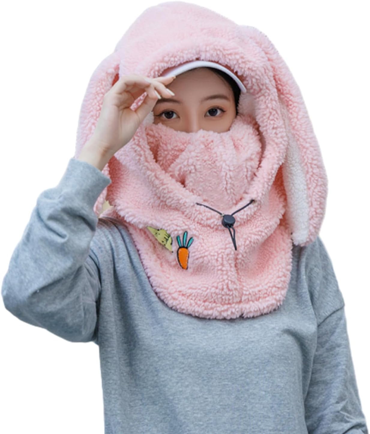 Rabbit Ski Balaclava, Cute Bunny Snowboard Face Masks, Rabbit Snowboard ...