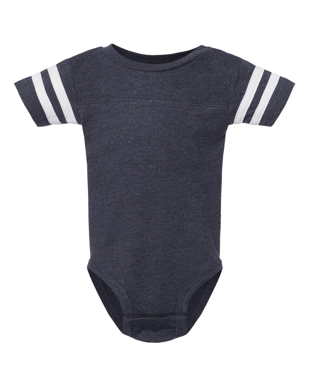 Rabbit Skins 4437 Infant Football Bodysuit-Vn Navy/Bd White-6M ...