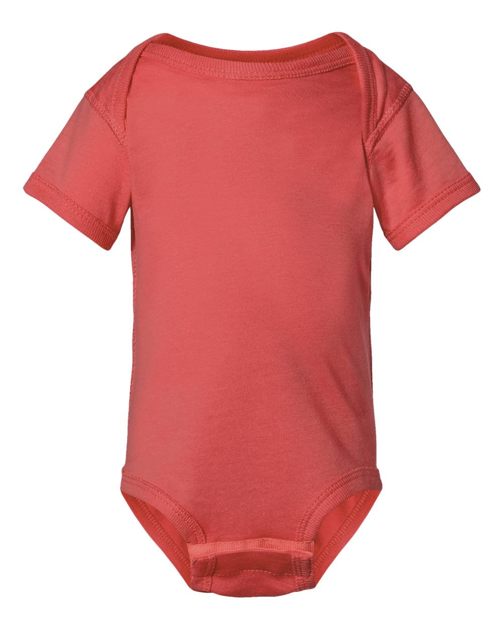 Rabbit Skins Baby Soft Fine Jersey Short Sleeve Bodysuit (4424) Passion ...