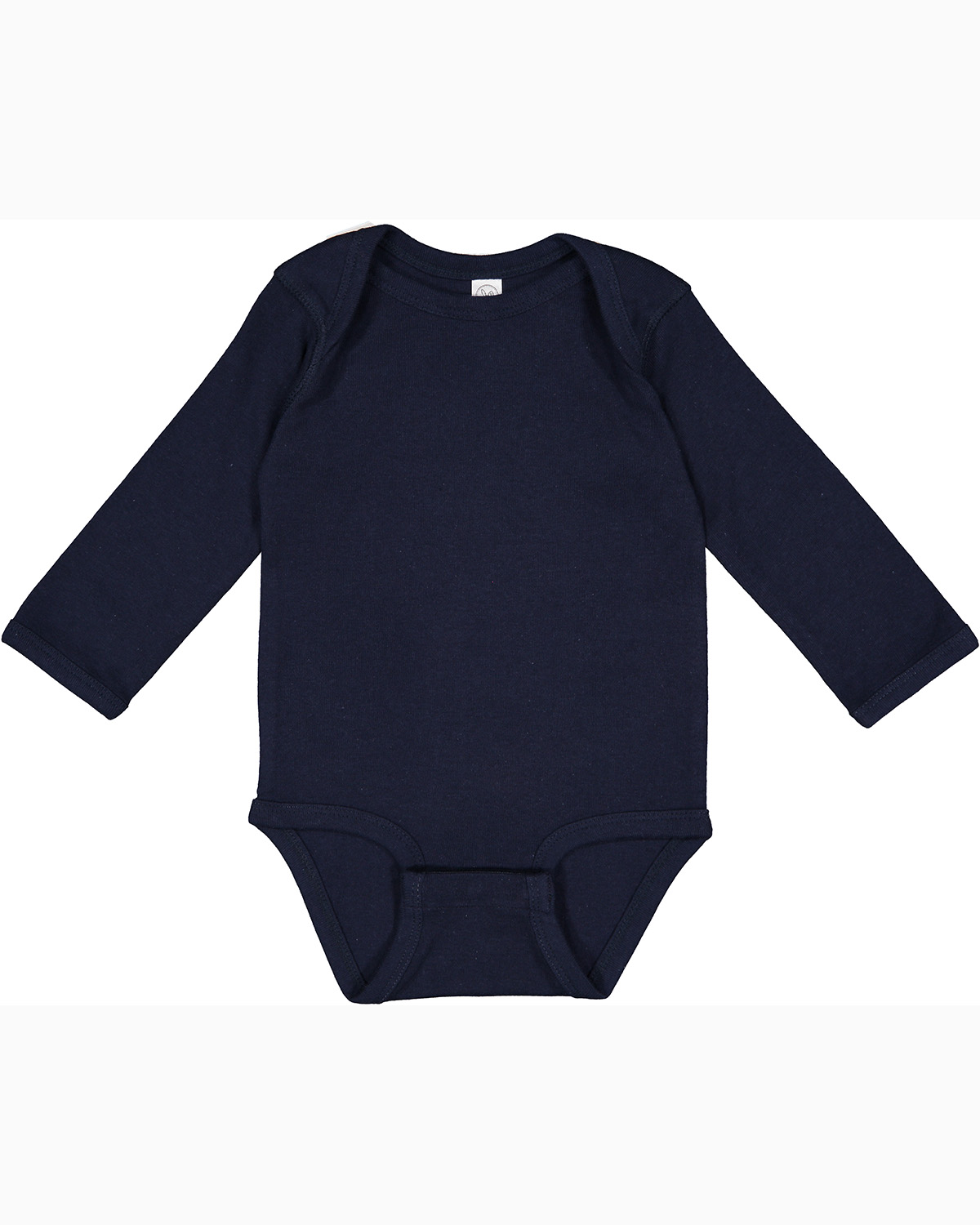 Rabbit Skins Infant Baby Rib Lap Shoulder Long Sleeve Creeper - 4411 ...