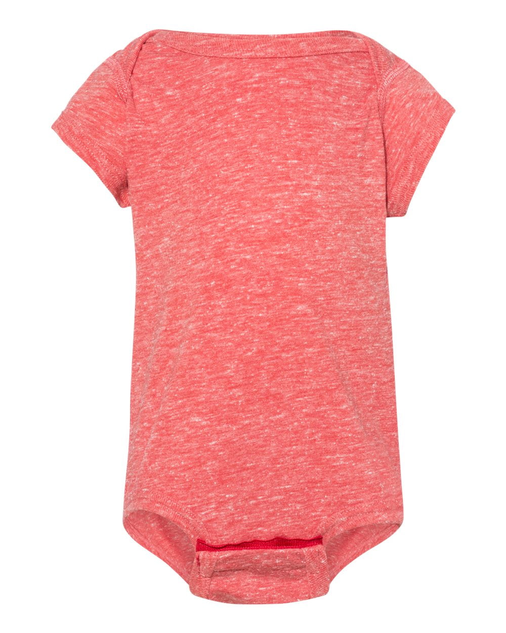 Rabbit Skins - Infant Harborside MÃ©lange Bodysuit - 4491 - Red Melange ...