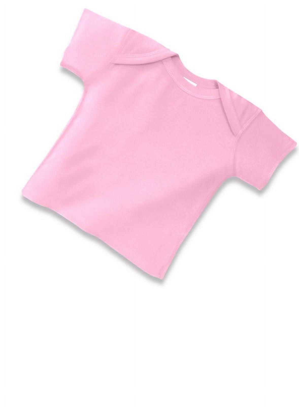 Rabbit Skins Infants Baby Rib Lap Shoulder T-Shirt - Walmart Business ...