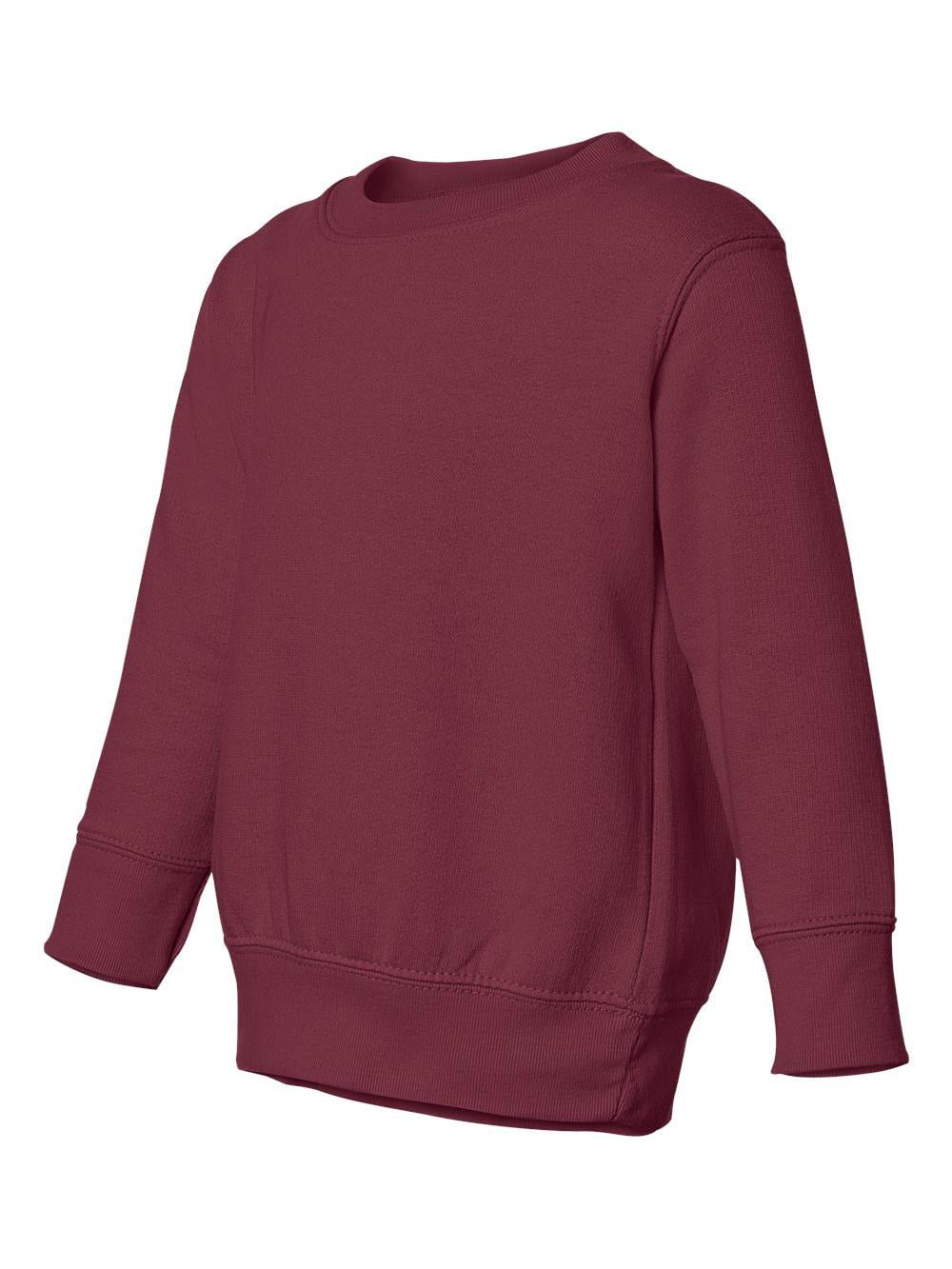 Rabbit Skins - Toddler Fleece Crewneck Sweatshirt - 3317 - Cardinal ...