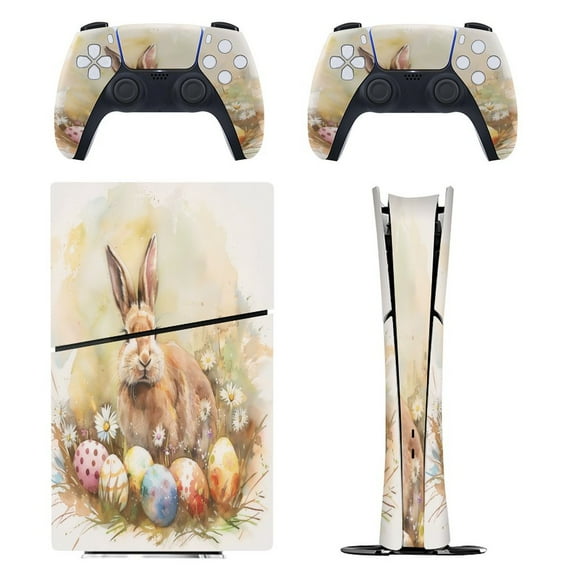 Rabbit, Squat, Easter Egg PS5/PS5 Slim Digital Disc Skin Sticker For ...