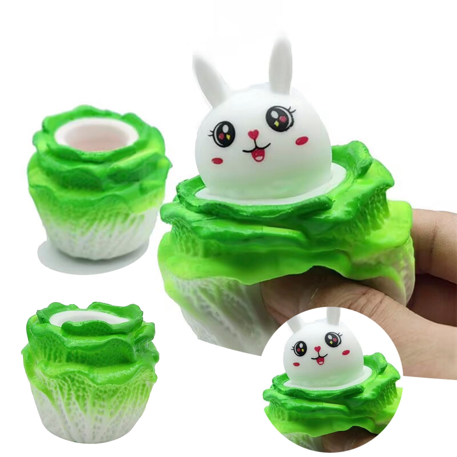Rabbit Squeezing Toy Squeezing Toy Rabbit Pressure Cabbage Design ...