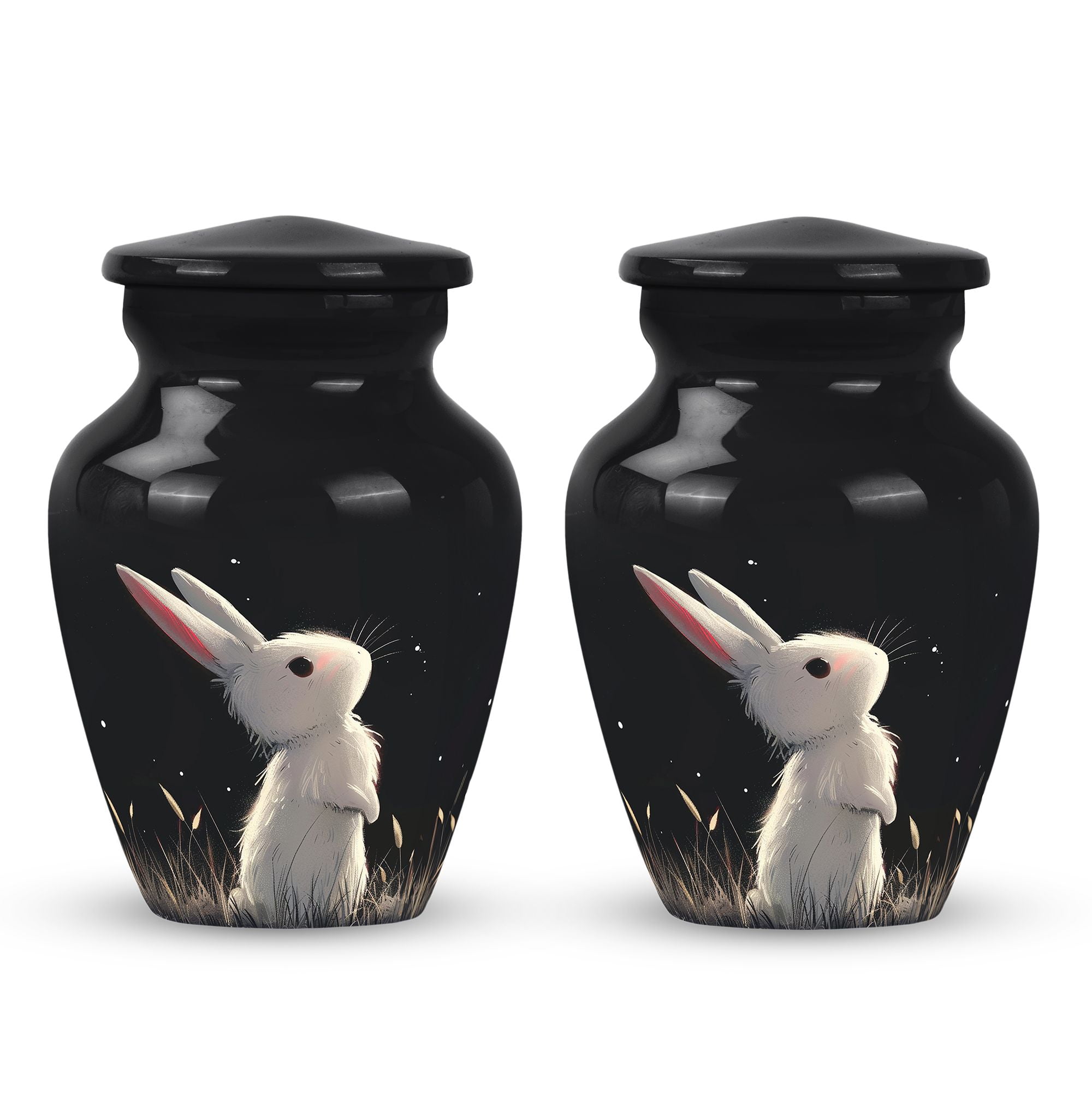 Rabbit Starry Night Bunny Urn Adult Human Ashes - Funeral Urns For ...