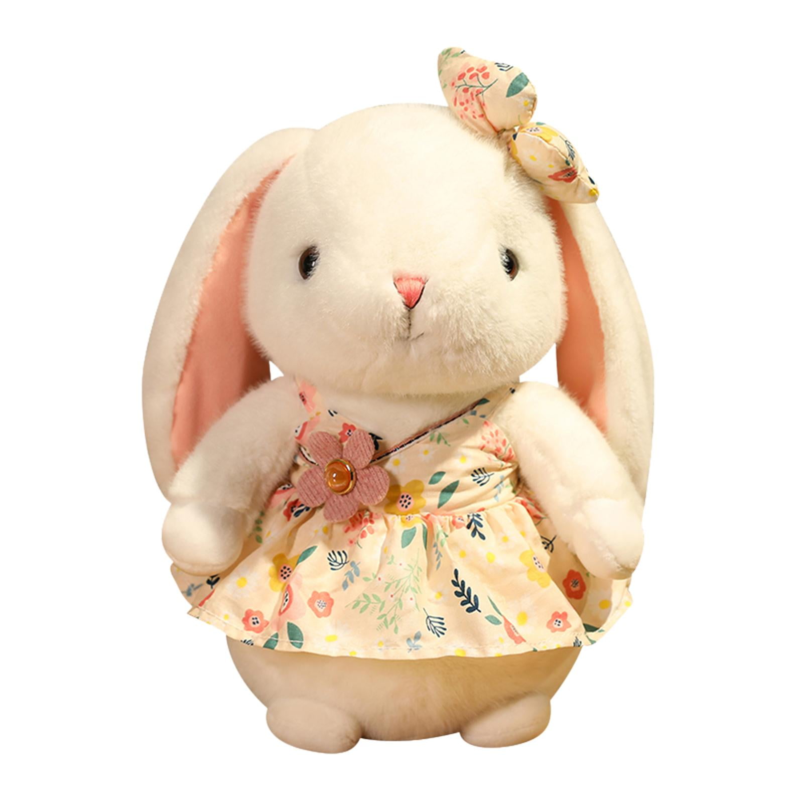 Rabbit Stuffed Animal Plush Plush Rabbit Huggable Rabbit Figurine Doll ...