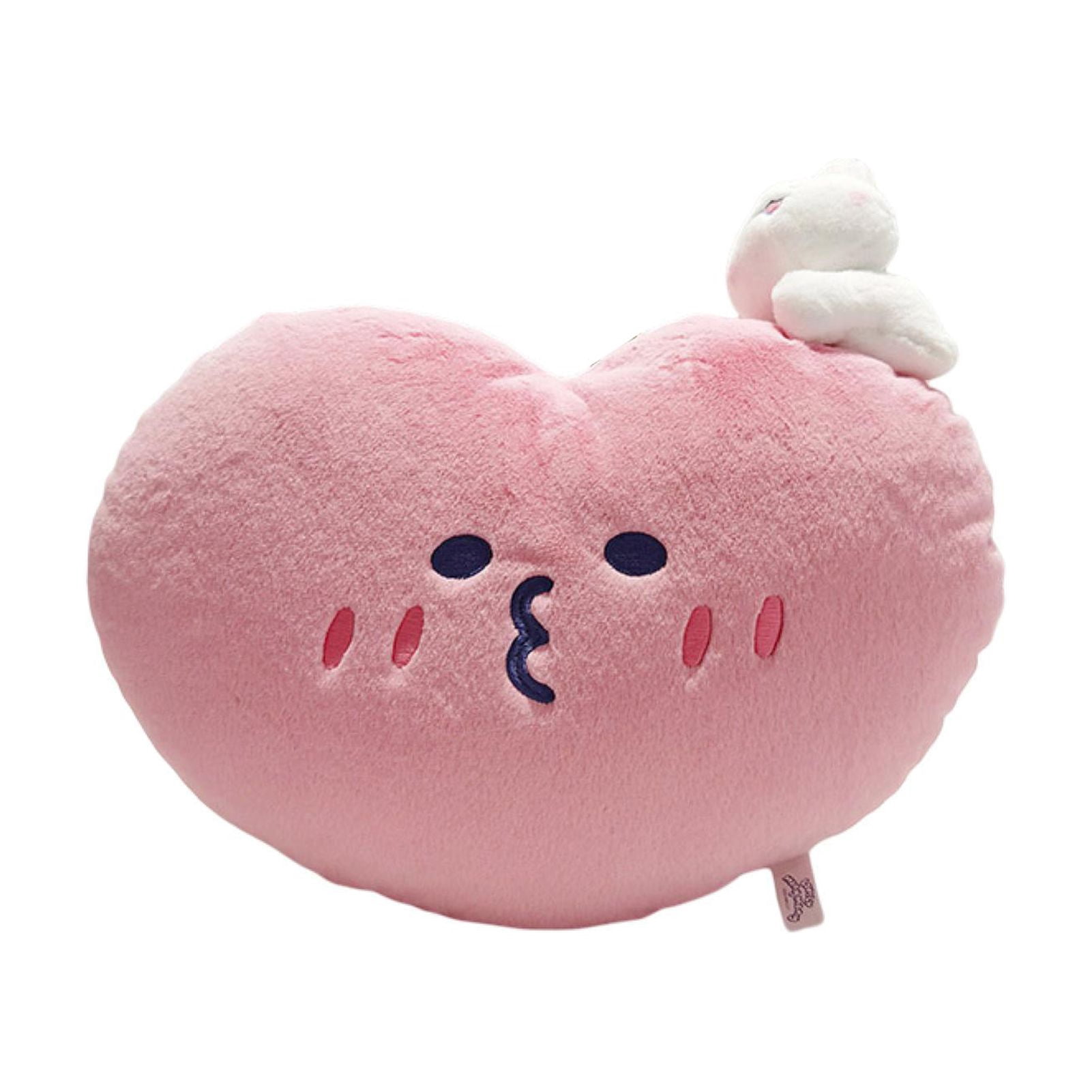 Rabbit Stuffed Pillow - Cute Love Heart - Front Teeth Bunny Doll ...