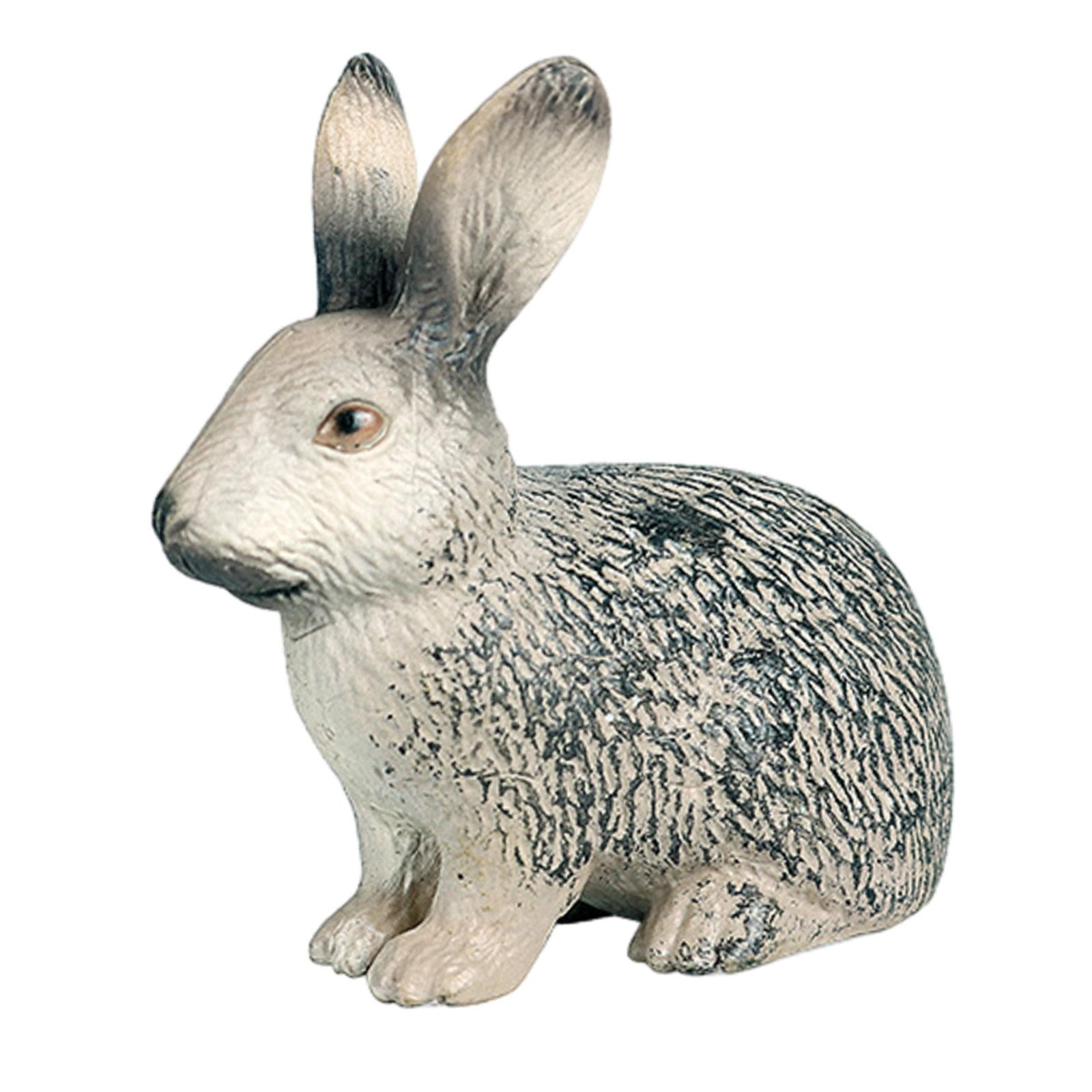 Rabbit Toy Figures Realistic for Party Favors Desktop Decor Educational ...