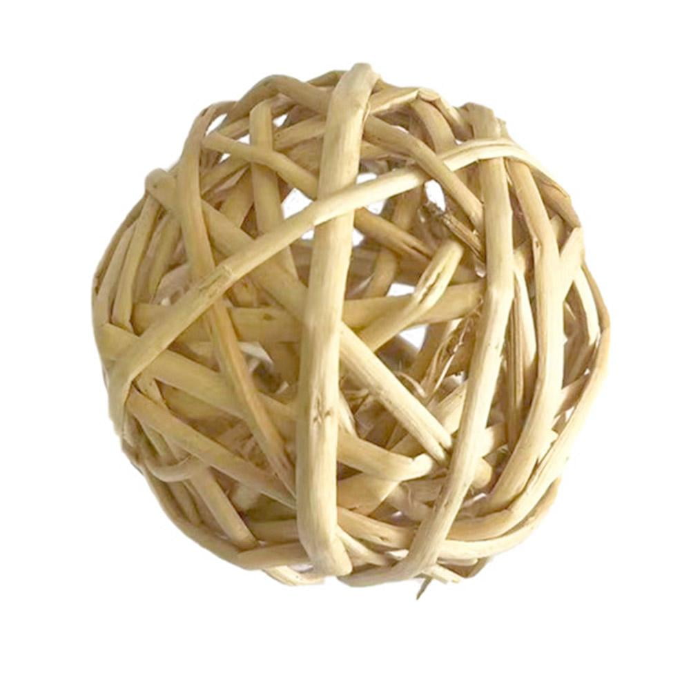 Rabbit Toys Edible Woven Grass Ball Willow Ball, Bunny Treat Ball Grass ...