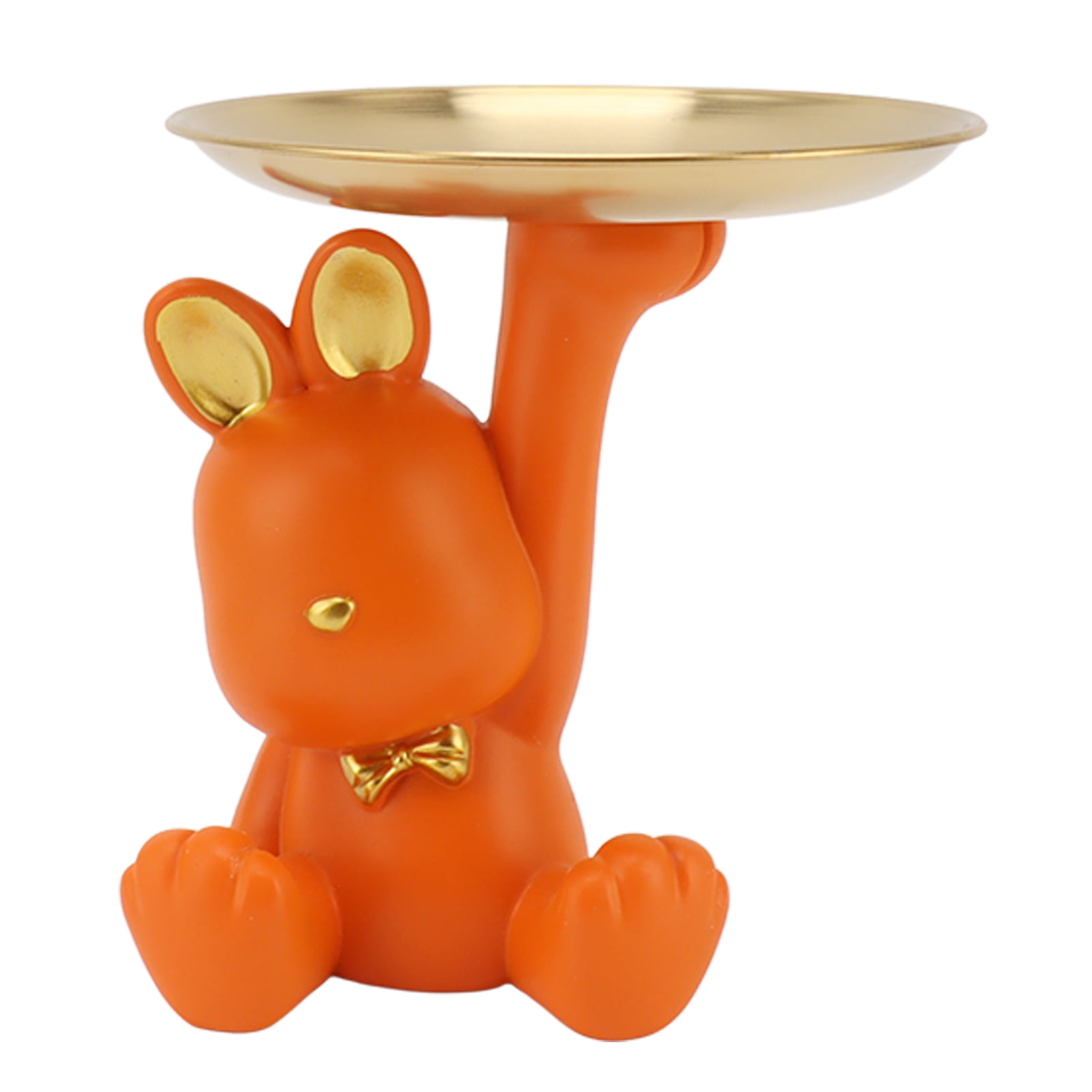 Rabbit Tray Storage Ornament Eco Friendly Resin Anti Slip Stable Cute ...