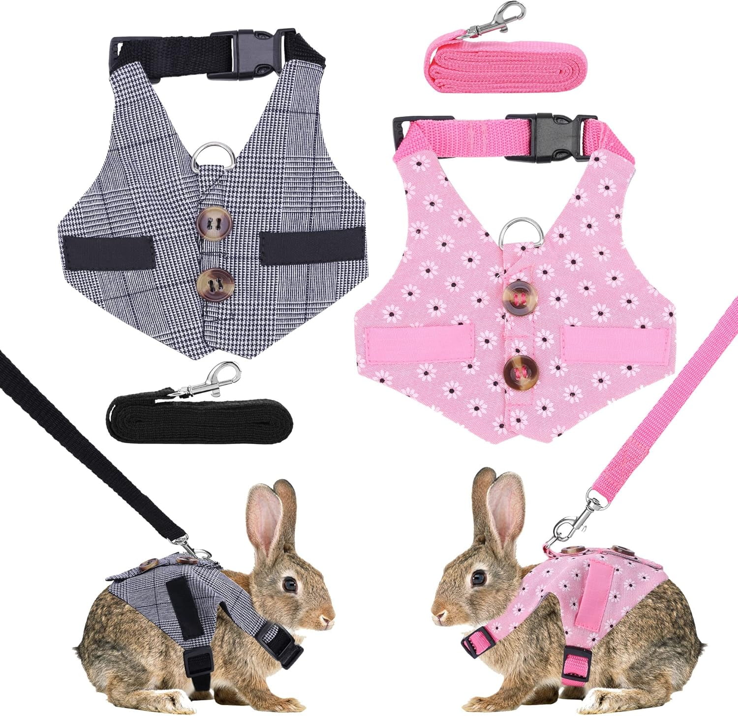 Rabbit Vest Harness and Leash Set Formal Suit Style Bunny Harness ...