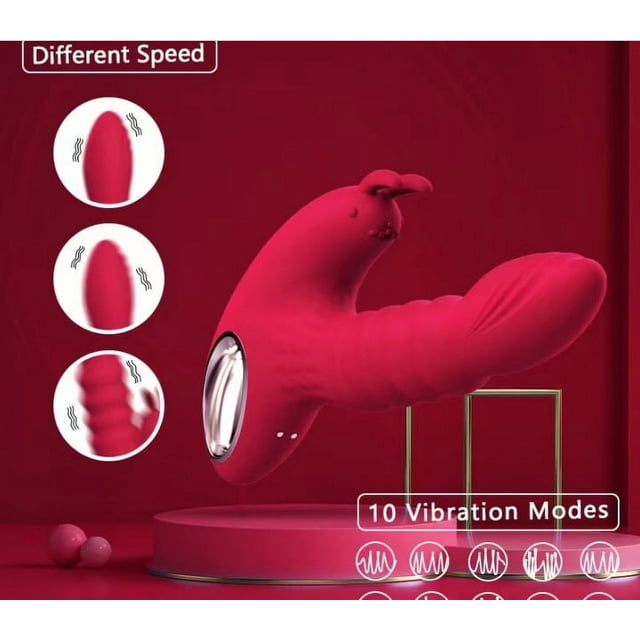Rabbit Vibrator Thrusting Dildo For Women Sex Toys Thrusting Vibrator Clitoral Stimulator With