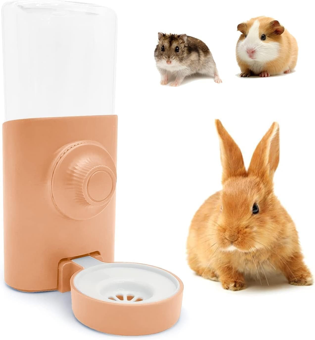 Rabbit Water Bottle, 600ml/21oz Hanging Water Dispenser Feeder Cage ...