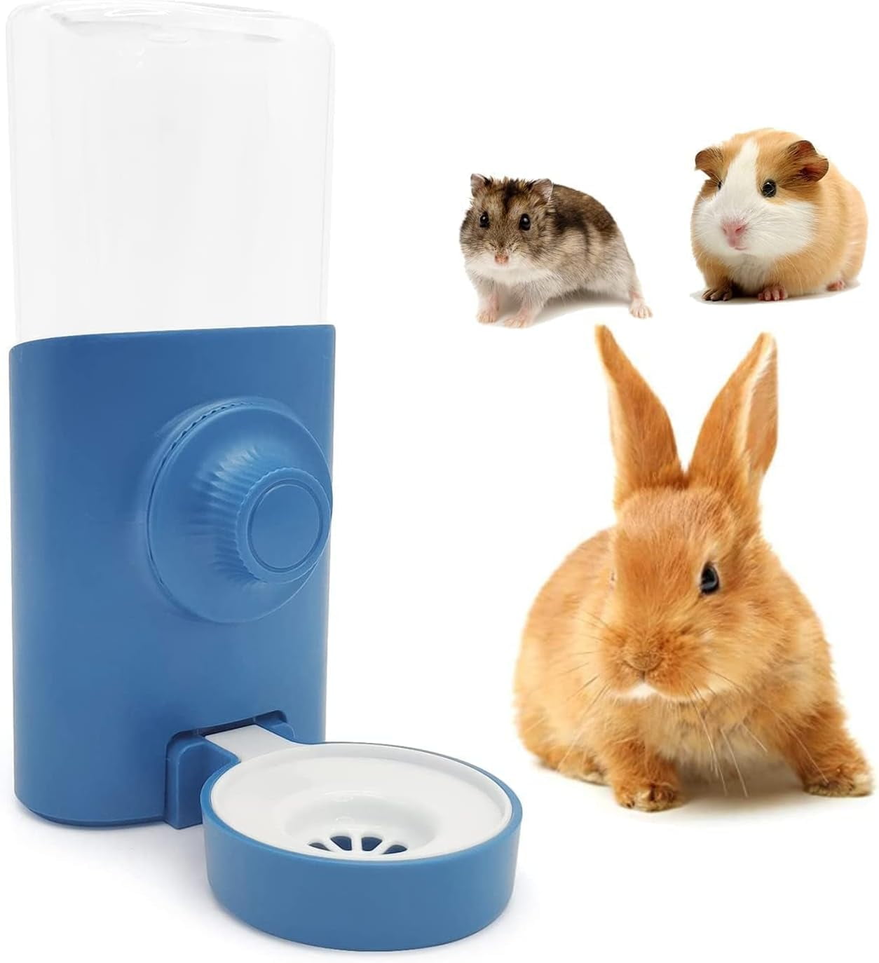Rabbit Water Bottle, 600ml/21oz Hanging Water Dispenser Feeder Cage ...