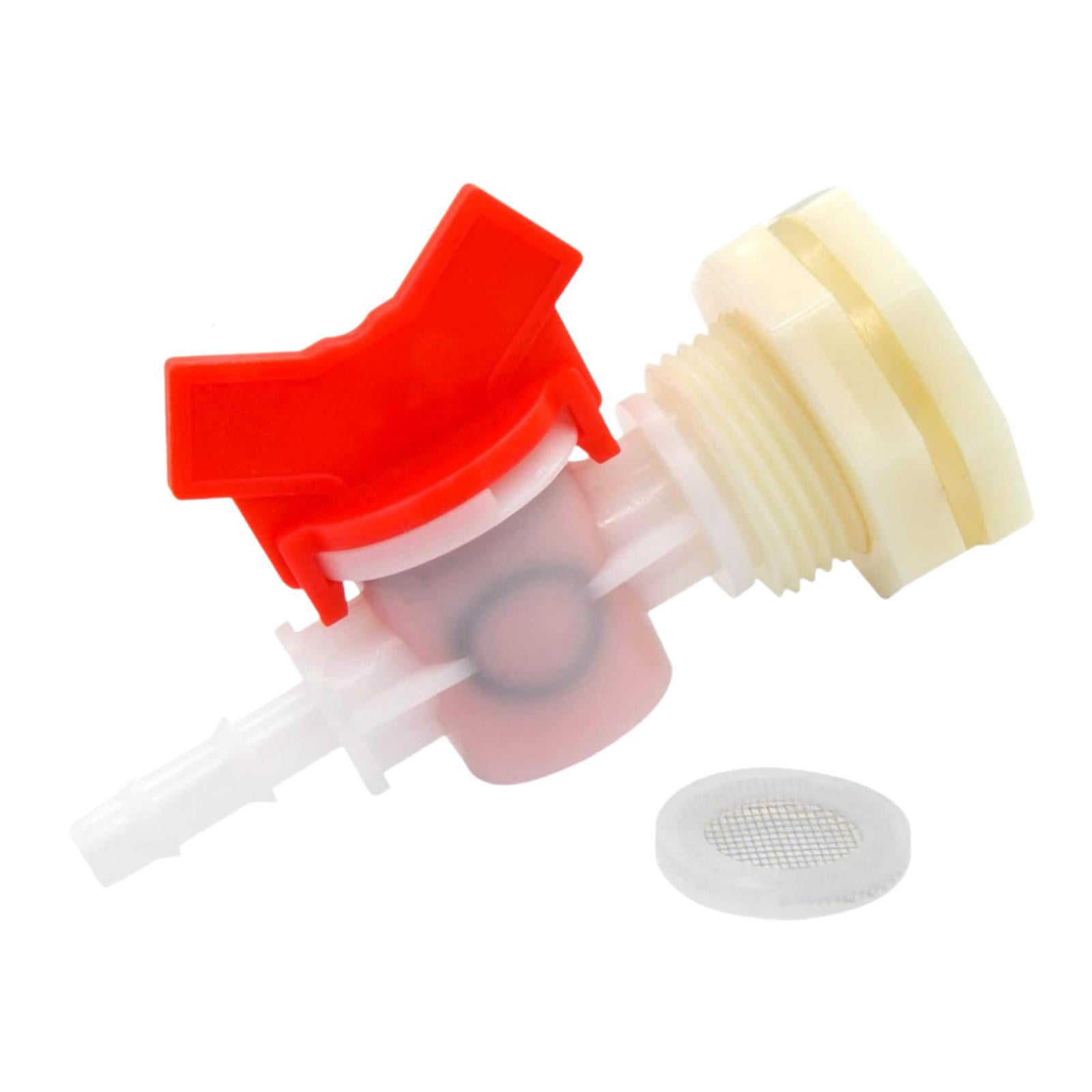 Rabbit Watering System Bucket Connector Kit Barb Ball Valve Leakproof ...