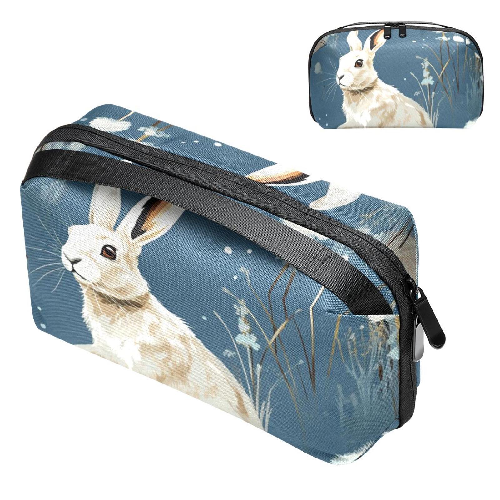 Rabbit Waterproof Oxford Fabric USB Pouch Hard Drive Case Charger Case ...