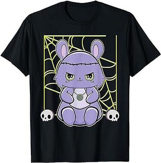 Rabbit With Horror Pastel Goth T-Shirt - Walmart.com