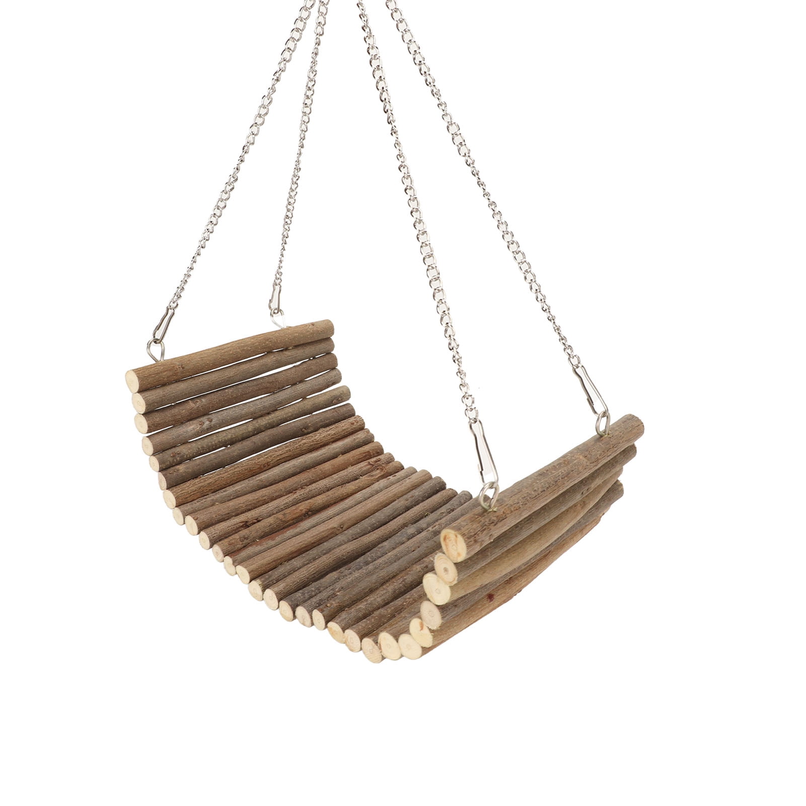 Rabbit Wooden Swing, Resting Platform Easy Installation Wooden Hamster ...