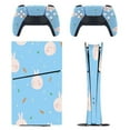 Rabbit，blue PS5/PS5 Slim Digital Disc Skin Sticker For Console And ...