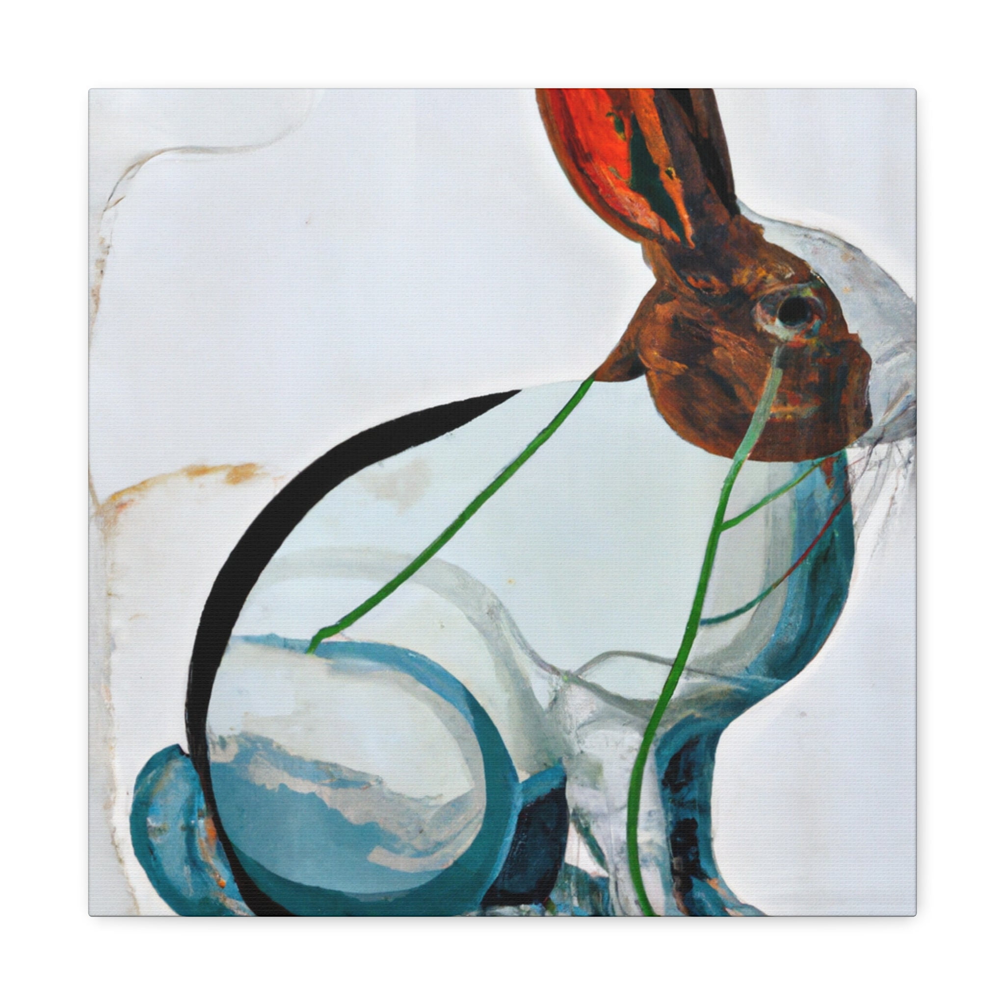 "Rabbit in Art Deco" - Canvas - Walmart.com