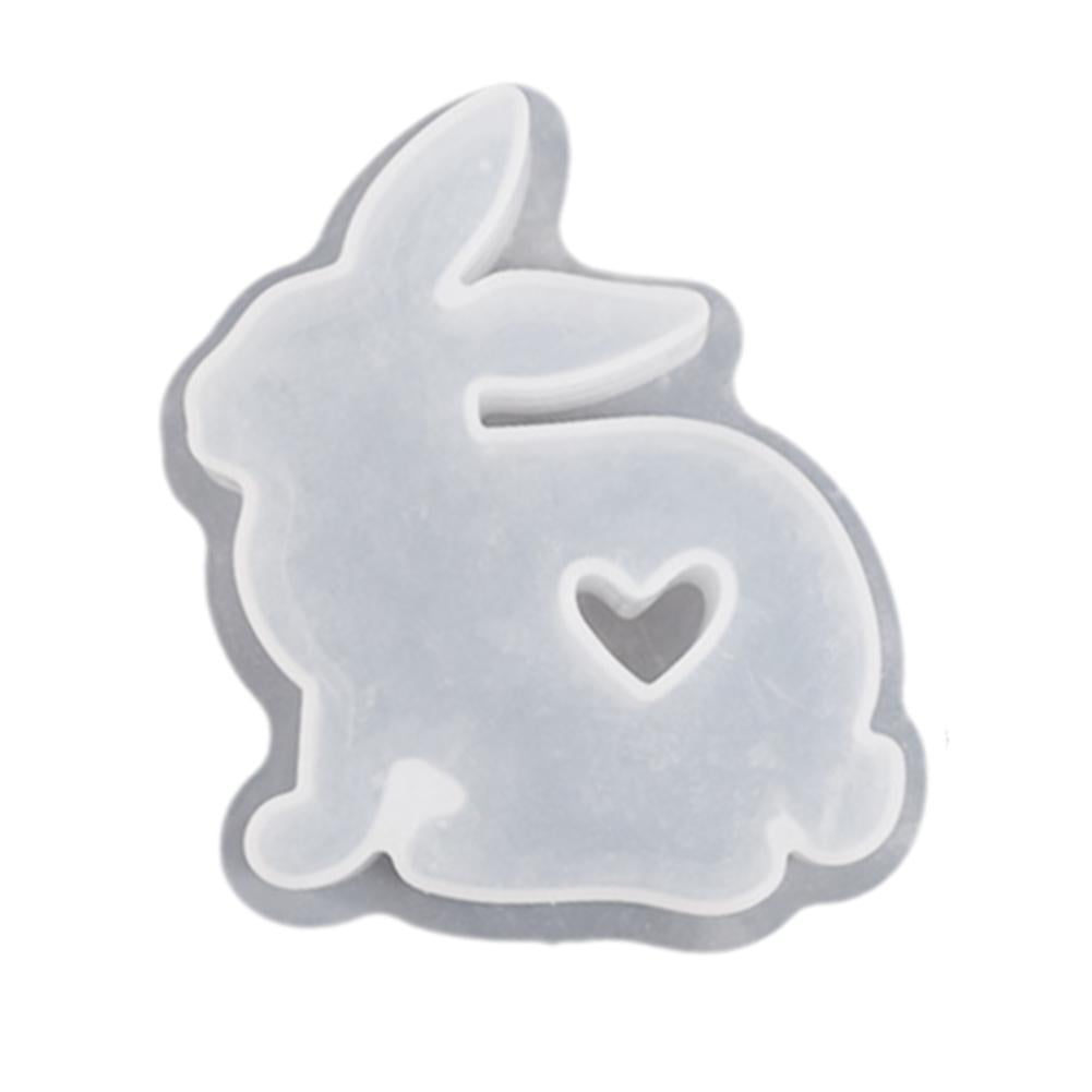 Rabbits Easter Bunny Silicone Mould Chocolate Candles Mould Candy Cake ...