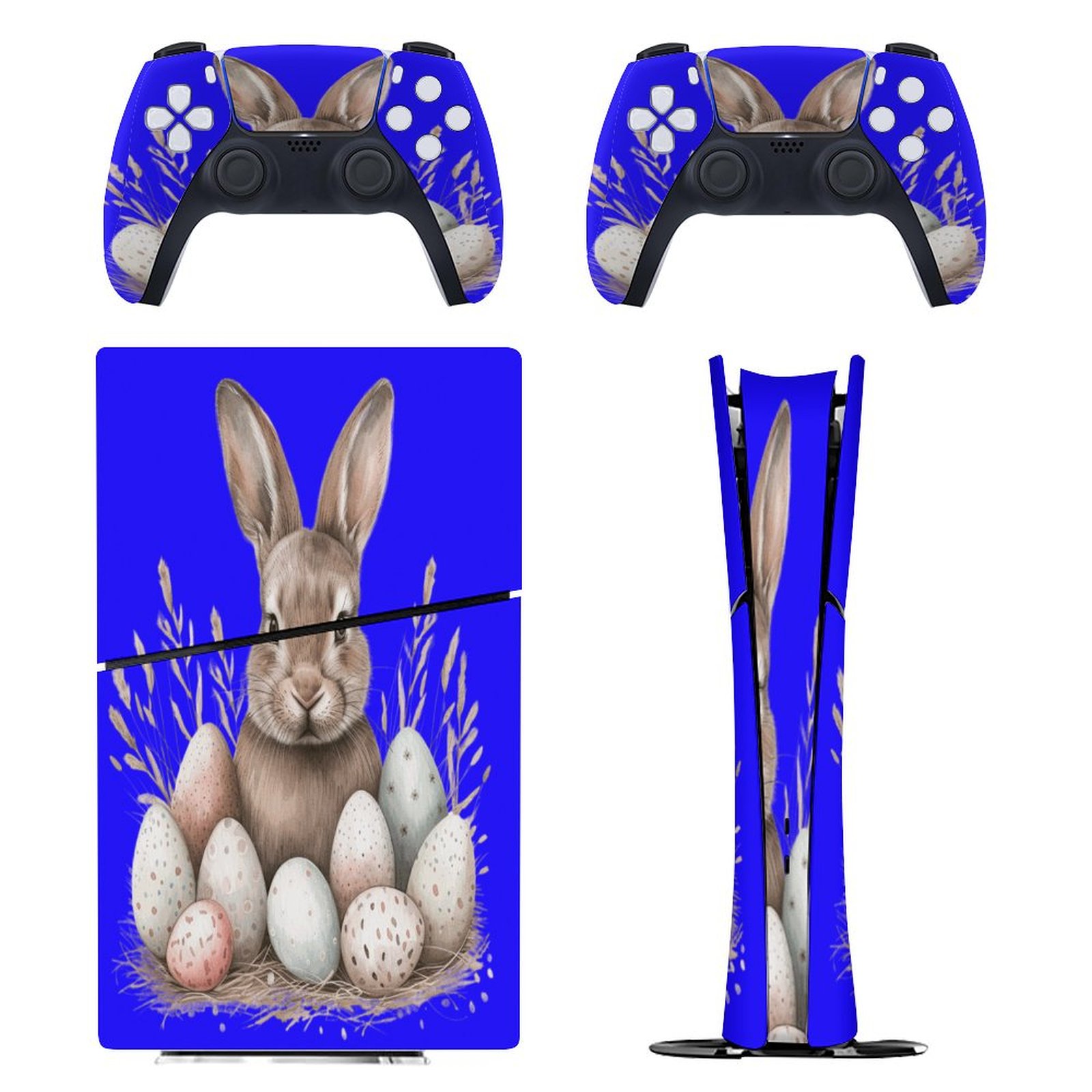 Rabbits, Eggs, Reeds PS5/PS5 Slim Digital Disc Skin Sticker For Console ...