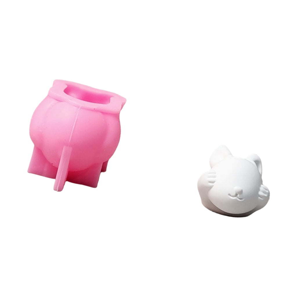 Rabbits Figurine Silicone Candle Molds 3D Rabbits Silicone Molds for ...