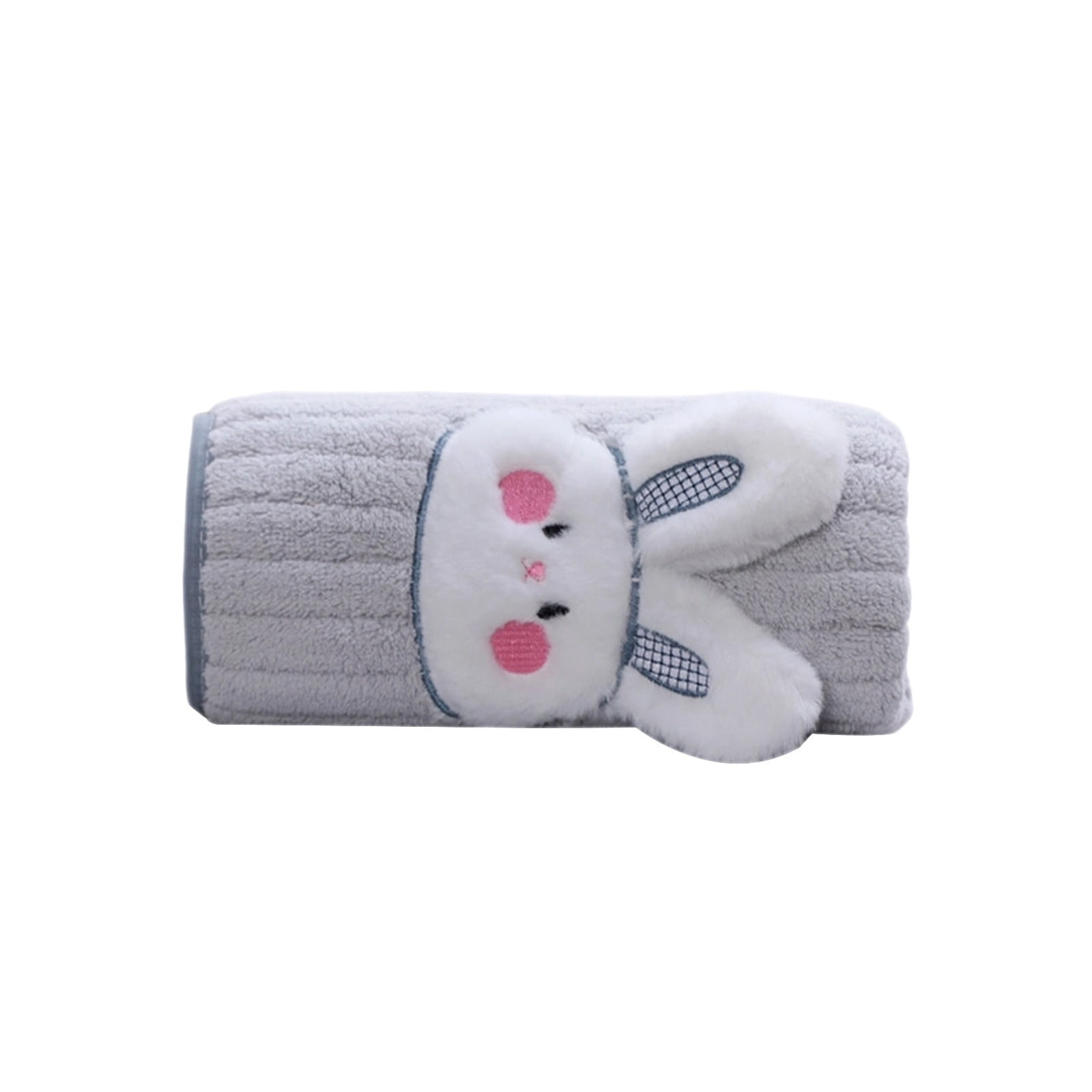 Rabbits Patterns Corals Fleece Towel Suitable for Both Men And Women ...