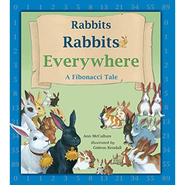 Pre-Owned Rabbits Rabbits Everywhere: A Fibonacci Tale (Charlesbridge ...
