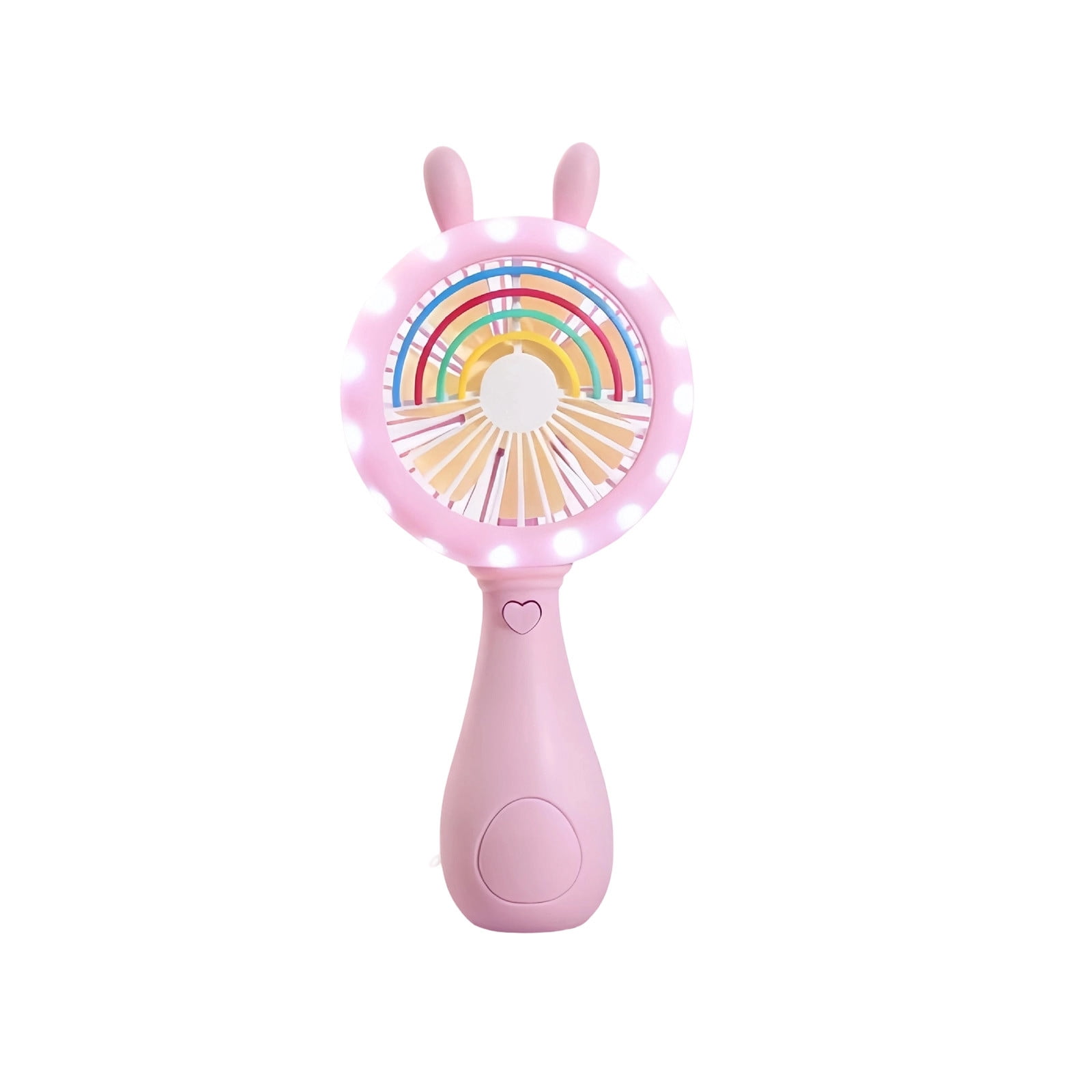 Rabbits Shaped Handheld USB Fan with Three-Speed Settings – Lightweight ...