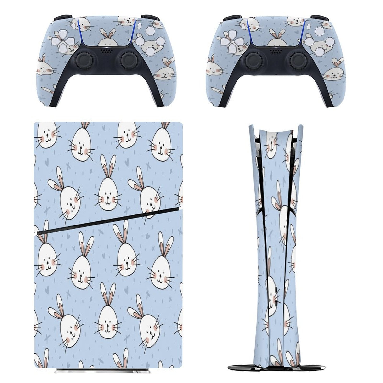 Rabbits Wallpaper PS5/PS5 Slim Digital Disc Skin Sticker For Console ...