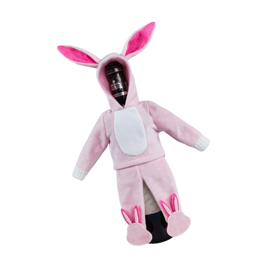 Rabbits Wine Bottle Cover Enhances Celebration Like Christmas Birthdays ...