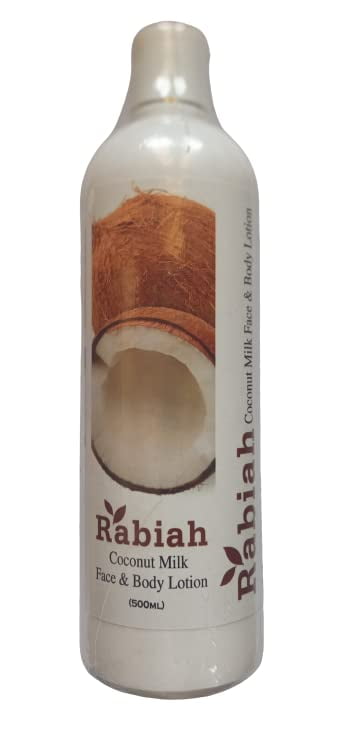 Rabiah Coconut Milk Face Body Lotion for men women 500 ml - Walmart.com